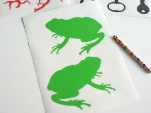 Stickers Adhésifs Muraux Grenouille